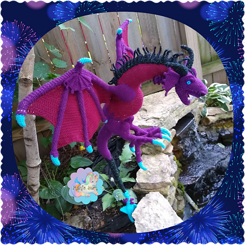 Ravelry: Nightshade Wyvern pattern by Manic Yarn