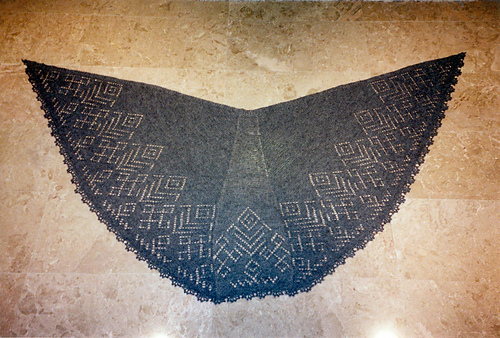 Ravelry: Birita Faroe Island Shawl pattern by Elsa Maria Baerentsen