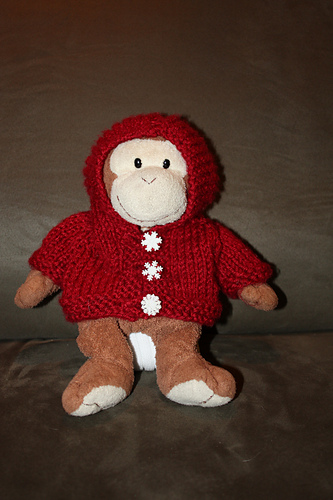 Ravelry: Hooded Sweater for a Cabbage Patch Doll pattern by Janice Helge