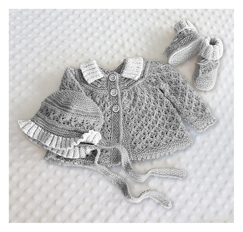 Ravelry: Angel Lace Baby Layette pattern by Marcelline Simonotti