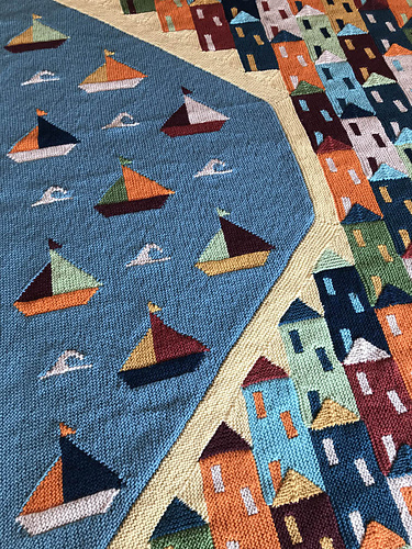 Ravelry: Oceanfront Blanket pattern by Margaret Holzmann