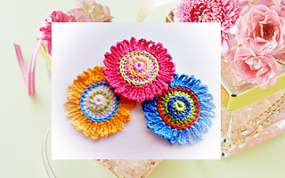Ravelry: Happy Flowers pattern by Maria Manuel