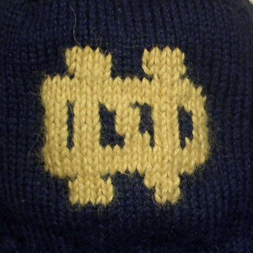 Ravelry: ND charts for Notre Dame fans pattern by Maria Goodrich