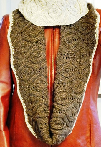 Ravelry: Leaves Cowl pattern by Phyll Lagerman