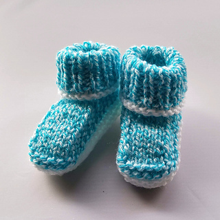 Ravelry: Starting Out Baby Booties pattern by marianna mel