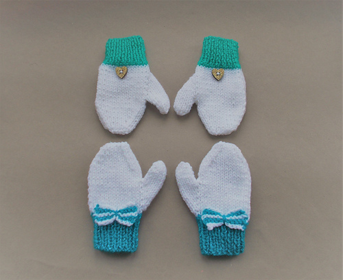 Ravelry: No Trouble Toddler & Child Mittens pattern by marianna mel
