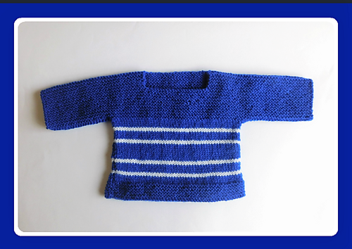 Ravelry: CHAY Easy Pullover Baby Sweater pattern by marianna mel