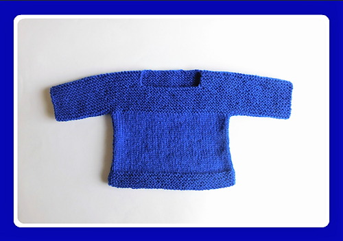 Ravelry: CHAY Easy Pullover Baby Sweater pattern by marianna mel