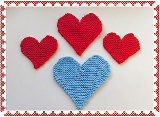 Ravelry: Easy Knitted Hearts pattern by marianna mel