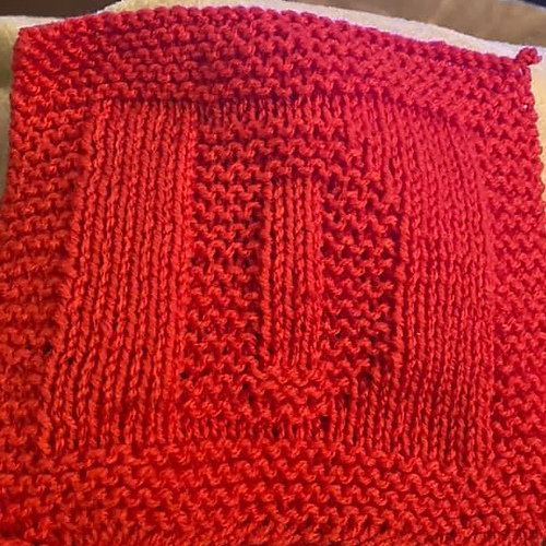 Ravelry: Letter Square - Letter D pattern by marianna mel