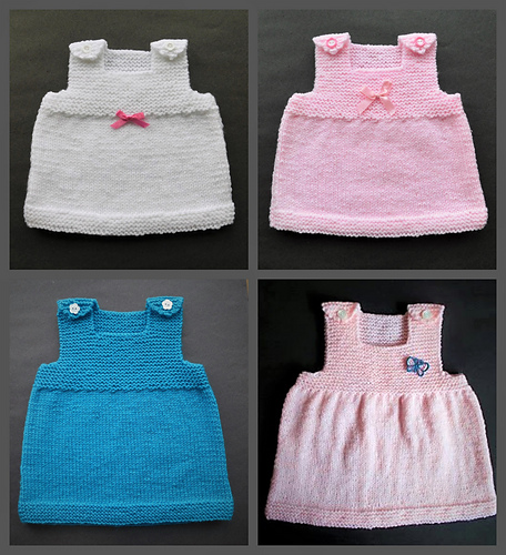 Ravelry: Pippi - Baby Pinafore Dress pattern by marianna mel