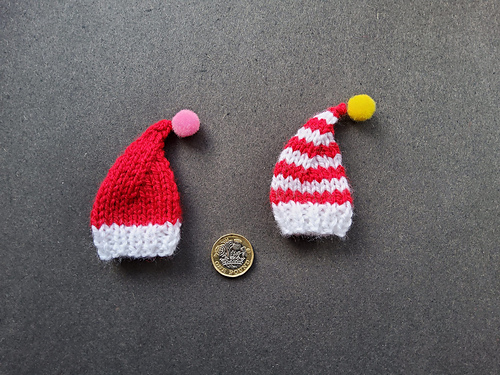 Ravelry: Mini Santa Hat & Elf Hat ~ for Ferrero Rocher pattern by ...