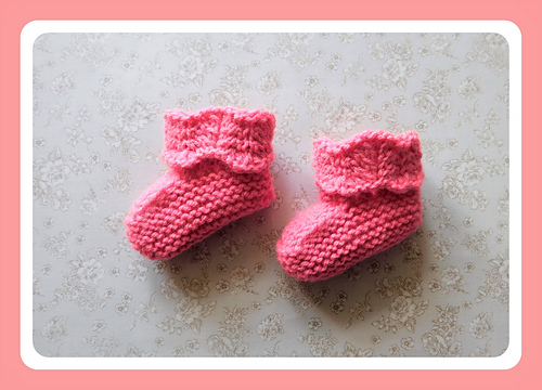 Ravelry: Amara Baby Booties pattern by marianna mel