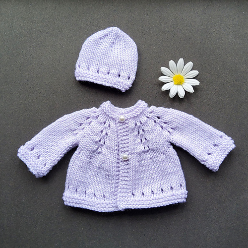 Ravelry: Carla Premature Baby Cardigan pattern by marianna mel