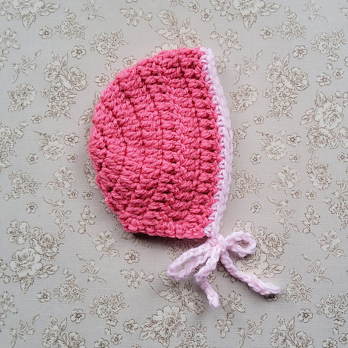 Ravelry: Simple Crochet Baby / Baby Doll Bonnets pattern by marianna mel