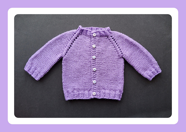Ravelry: MAX Baby Cardigan with Ribbed Borders pattern by marianna mel