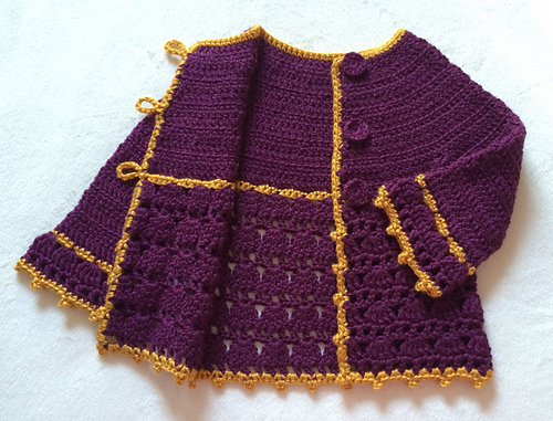 Ravelry: Roseline cardigan pattern by Sylvie Damey