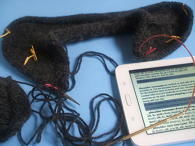 Ravelry: marico's slanted Sleeven