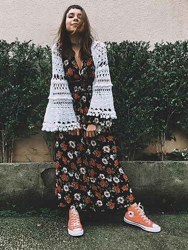 Ravelry: White Shawl pattern by Marie Castro