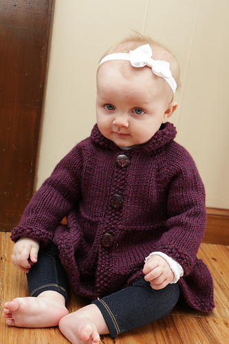 Ravelry: Baby + Toddler Tiered Coat and Jacket pattern by Lisa Chemery