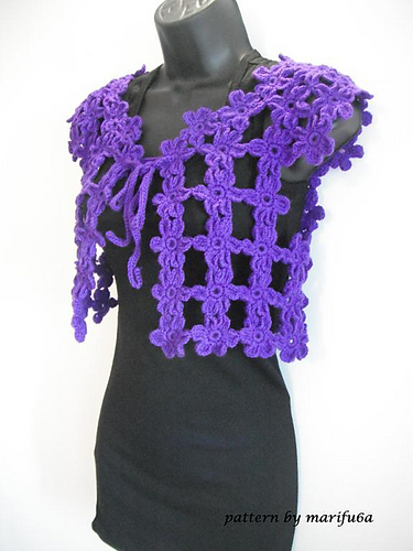 Ravelry: Easy Bolero pattern by Marina Zvirgzdina