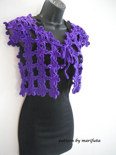 Ravelry: Easy Bolero pattern by Marina Zvirgzdina