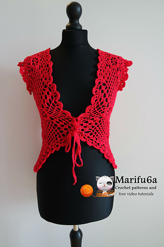 Ravelry: Red Vest pattern by Marina Zvirgzdina