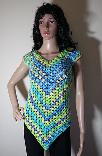 Ravelry: diagonal top pattern by Marina Zvirgzdina