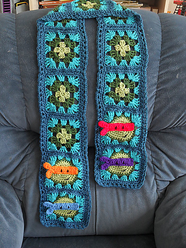 Ravelry: Ninja Turtle Scarf pattern by marillionjade24