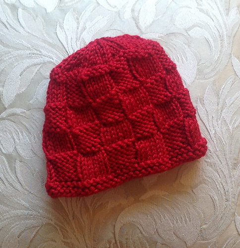 Ravelry: Checkerboard Baby Hat pattern by Heidi Sunday