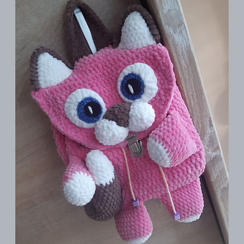 Ravelry: Cat Backpack Amigurumi pattern by Marta Timok
