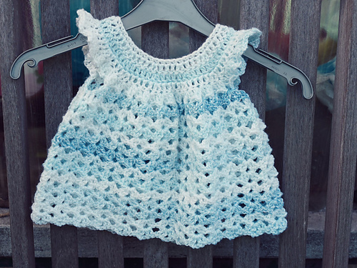 Ravelry: Angel Wings Pinafore pattern by Maxine Gonser