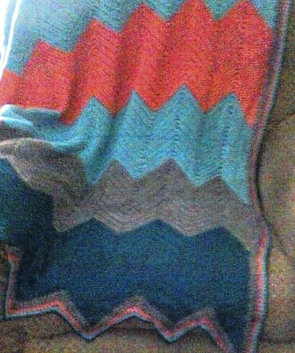 Ravelry: Chevron Afghan pattern by DragonStitches