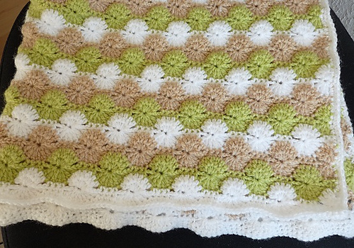 Ravelry: Baby girl shell blanket pattern by Mimi Atanasova