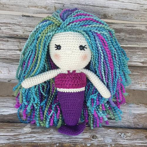 Ravelry: marla3206's Lilly's Mermaid Crochet Doll