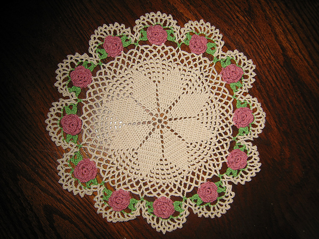 Ravelry: Rose Doily pattern by Terry Kimbrough