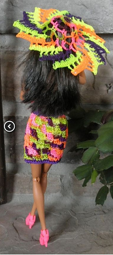 Ravelry: Diagonal Doll Dress pattern by Marsha Moore