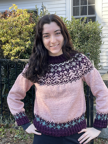 Ravelry: Snowy Forest Sweater pattern by Home of Cords