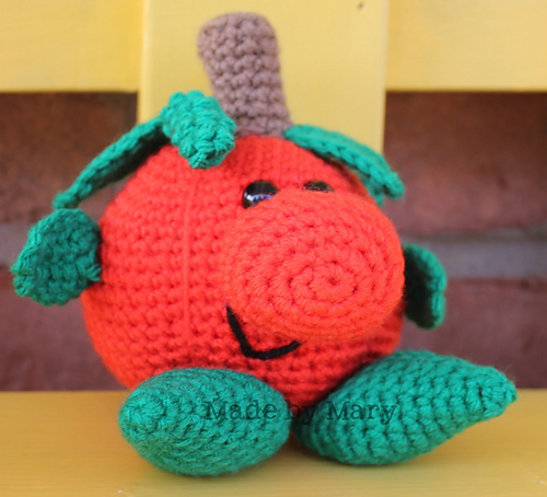 Ravelry: Pumpkin Noggin Pal Amigurumi pattern by Mary Smith