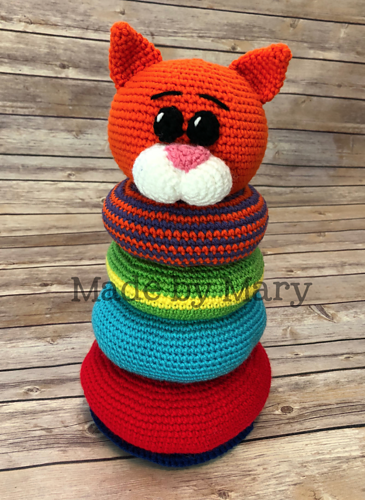 Ravelry: Ring Stacker Toy - Pet Animals pattern by Mary Smith