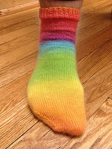 Ravelry: Simple Chroma Top-Down Socks pattern by Mary Anna Yram