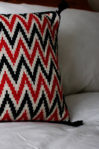 Ravelry: Trio Chevron Cushion pattern by Mary Hancock-Richens