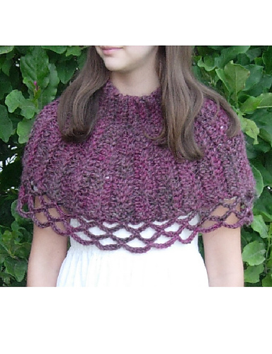 Ravelry: Basic Capelet pattern by Mary Jane Hall