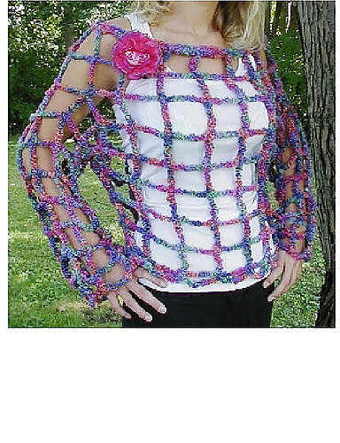 Ravelry: Fishnet Sweater pattern by Mary Jane Hall