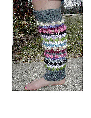 Ravelry: Funky Stripes Leg Warmers pattern by Mary Jane Hall