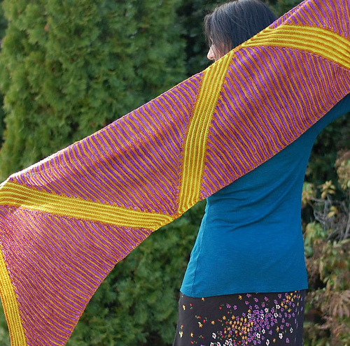 Ravelry: Jagged Little Shawl pattern by Mary Annarella