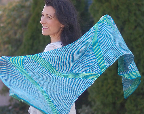 Ravelry: Jagged Little Shawl pattern by Mary Annarella