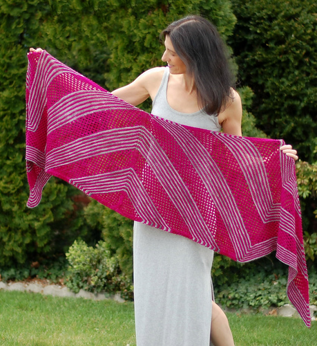 Ravelry: Tangram Shawl pattern by Mary Annarella