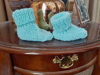 Ravelry: marystoverscalais' Turquoise Booties