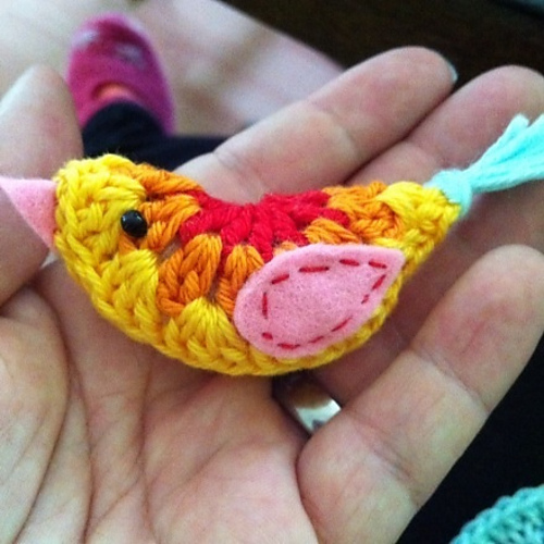 Ravelry: Mini Crochet Bird pattern by Jacquie - Bunny Mummy